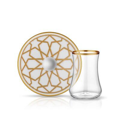 Koleksiyon Dervish Çay Set 6 Lı Yıldız Altın | Gallery Crystal